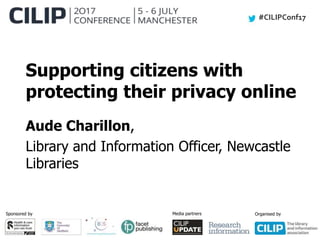 Supporting citizens with protecting their privacy online | PPTX