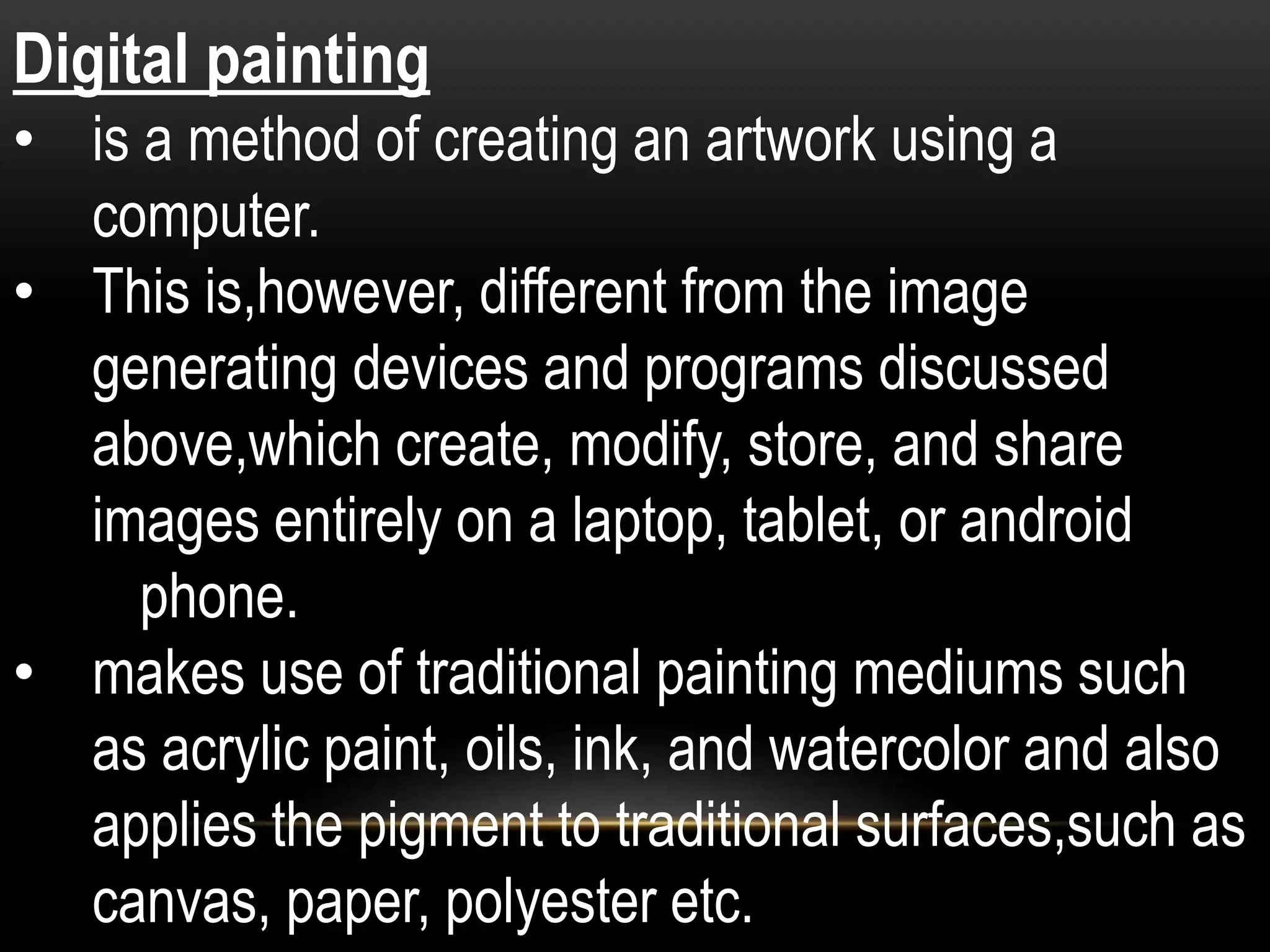 Technology based art - grade 10 -q2 | PPTX