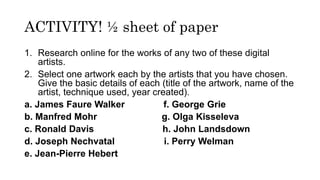 TECHNOLOGY BASED ARTS ARTS QUARTER 2 POWERPOINT PRESENTATION | PPTX