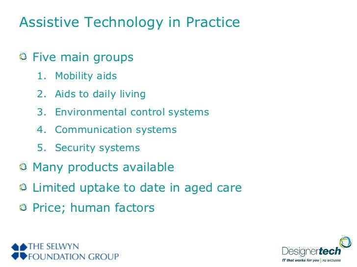 Technology for Independence - Using Technology to Assist With Care of…