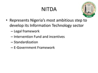 Technology and the Future of the Book: A NITDA perspective | PPT