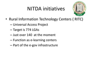 Technology and the Future of the Book: A NITDA perspective | PPT