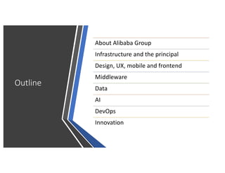 Alibaba Technology in 2018 | PDF