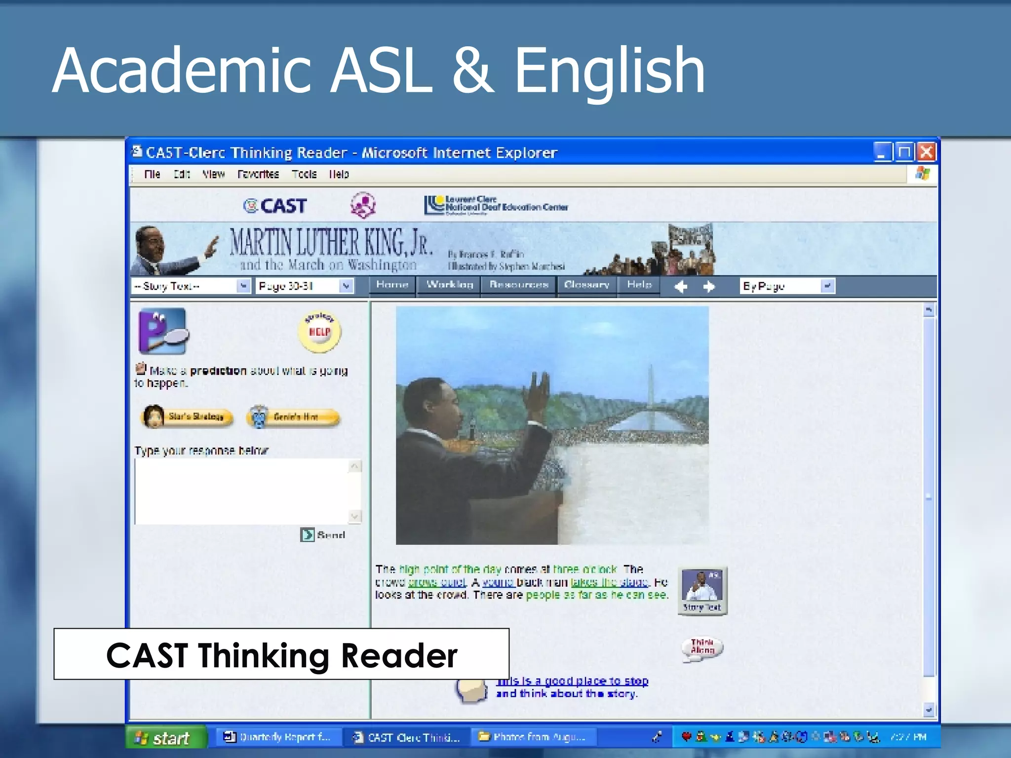 Technology in the ASL/English Bilingual Classroom | PPT
