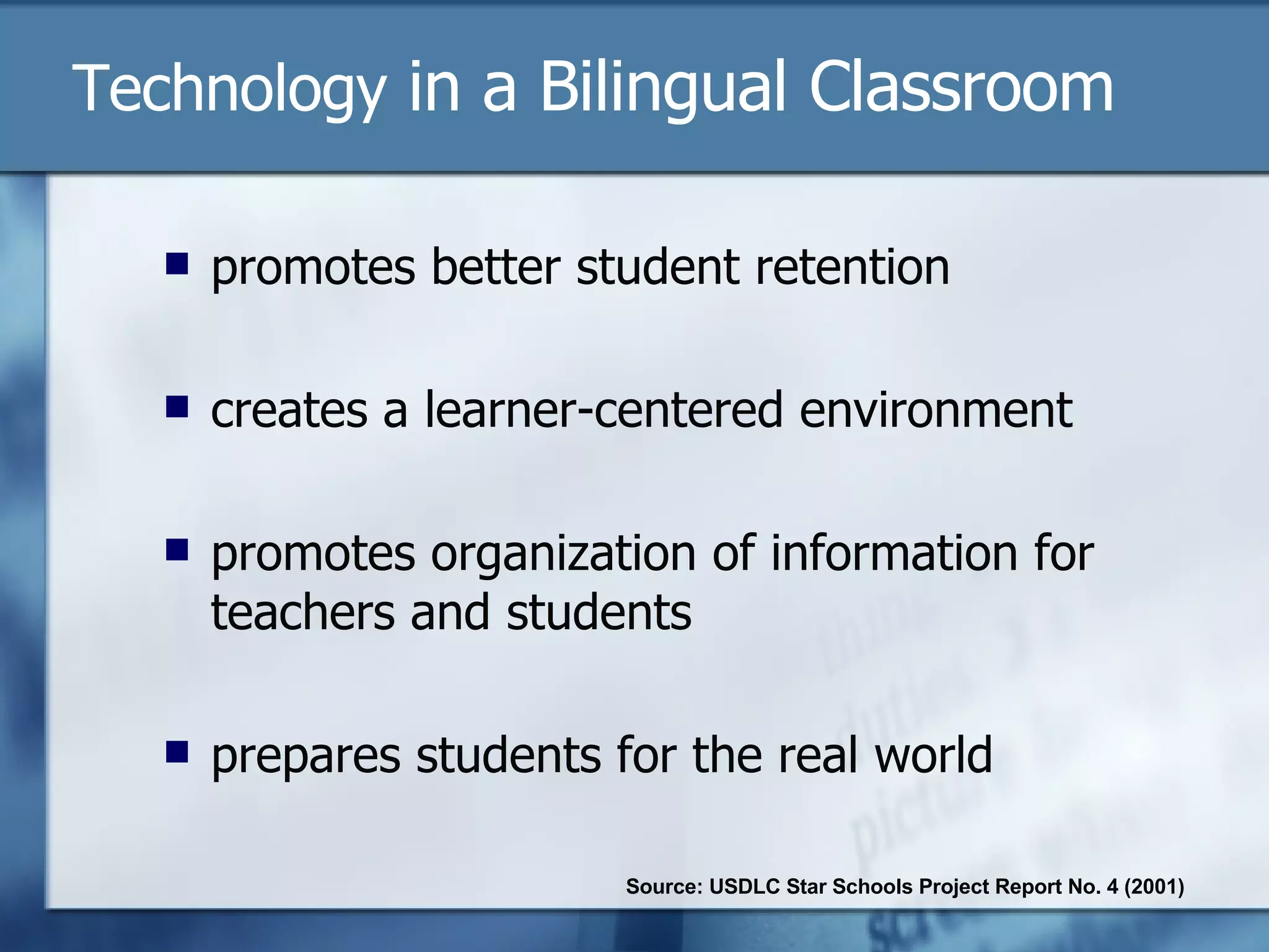 Technology in the ASL/English Bilingual Classroom | PPT
