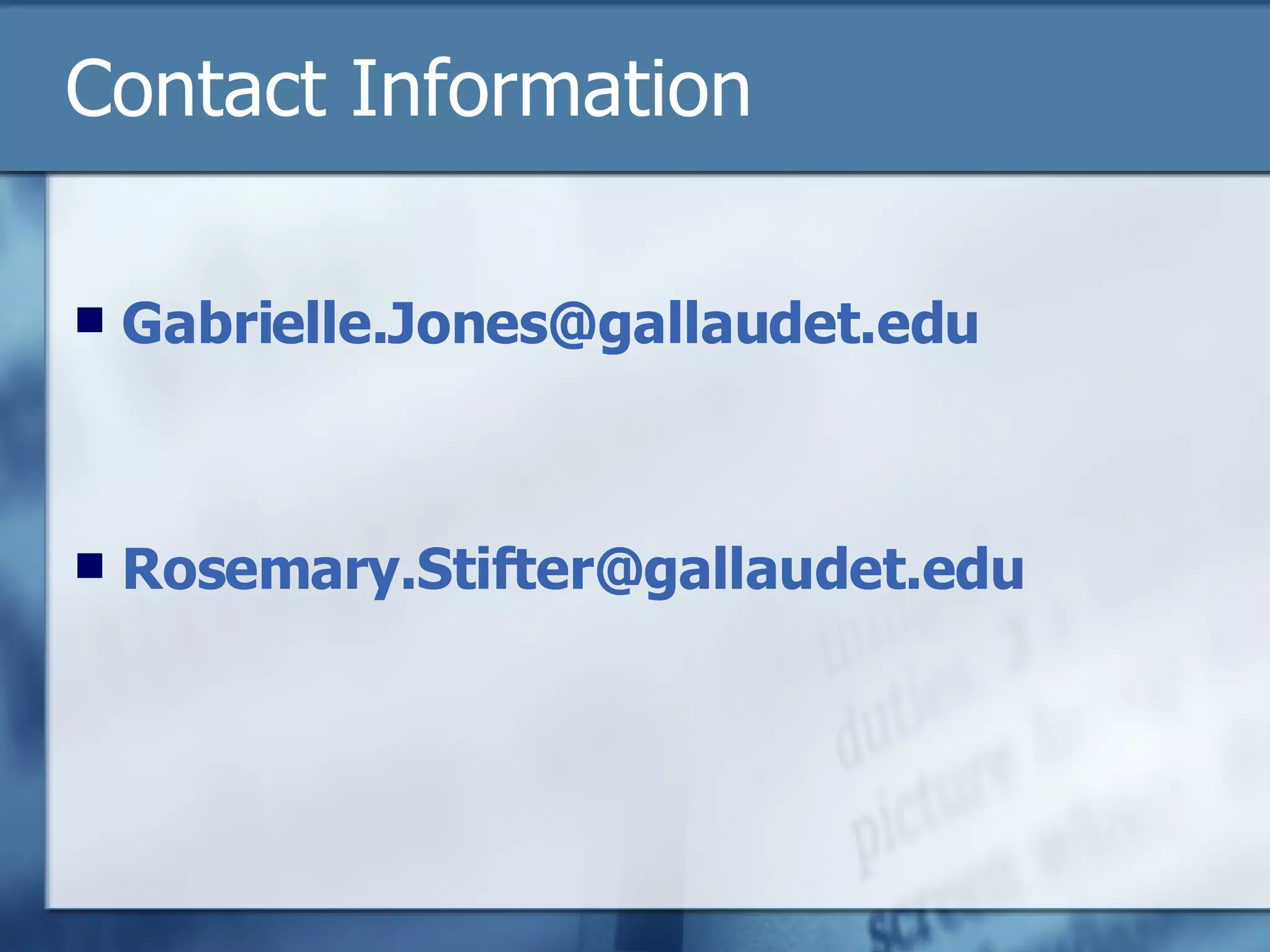 Technology in the ASL/English Bilingual Classroom | PPT