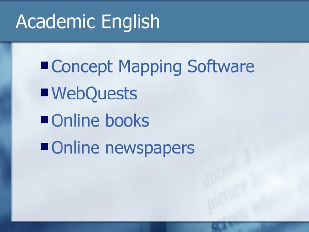 Technology in the ASL/English Bilingual Classroom | PPT