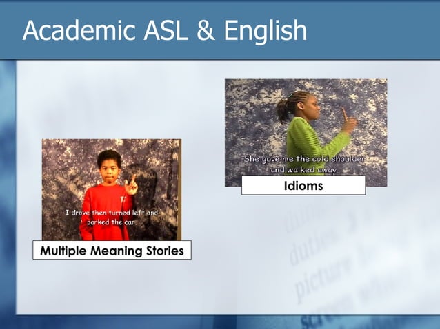 Technology in the ASL/English Bilingual Classroom | PPT