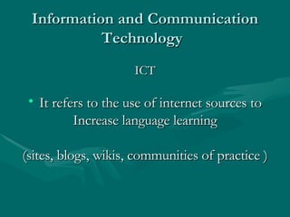 Technology In The Efl Classroom | PPT
