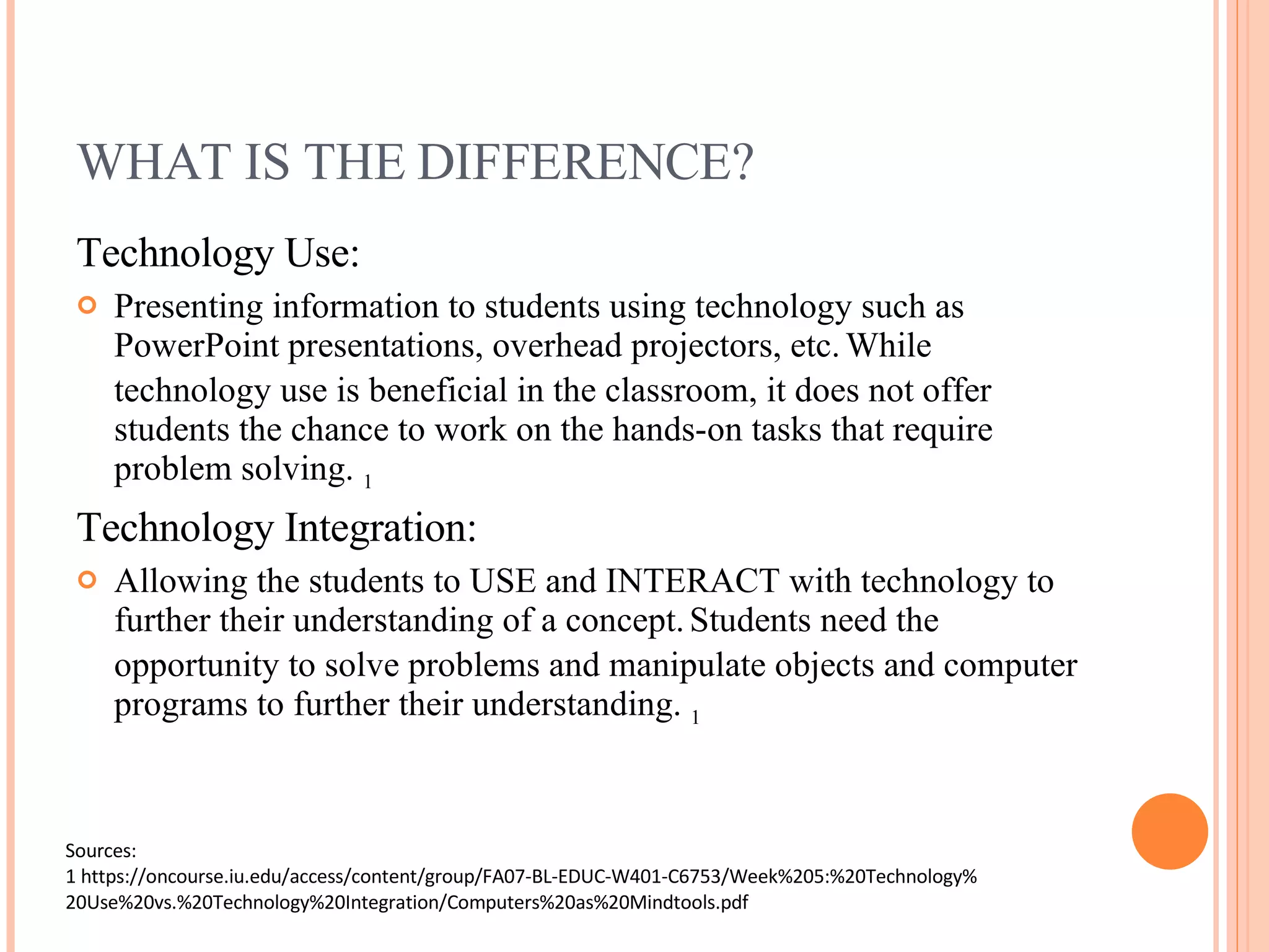 Technology Integration | PPT