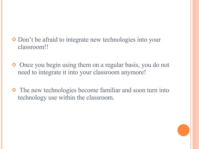 Technology Integration vs. Technology Use | PPT