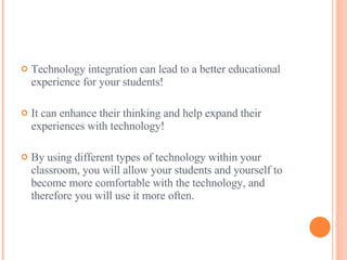Technology Integration vs. Technology Use | PPT
