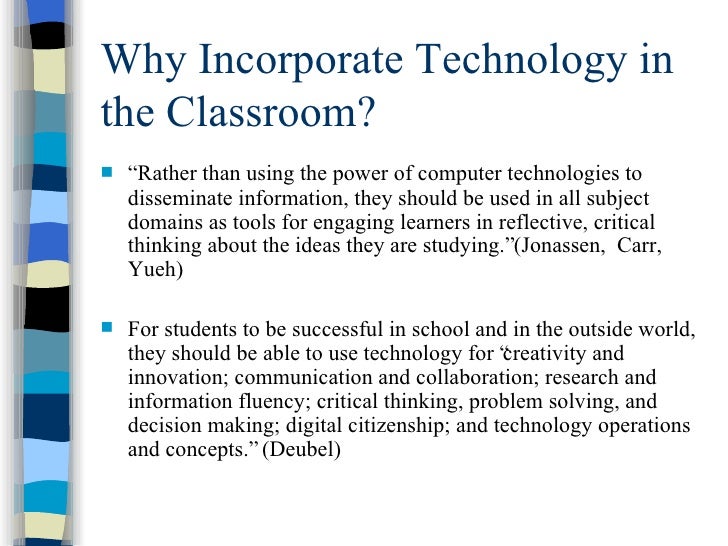 Technology Integration vs. Techonology Use