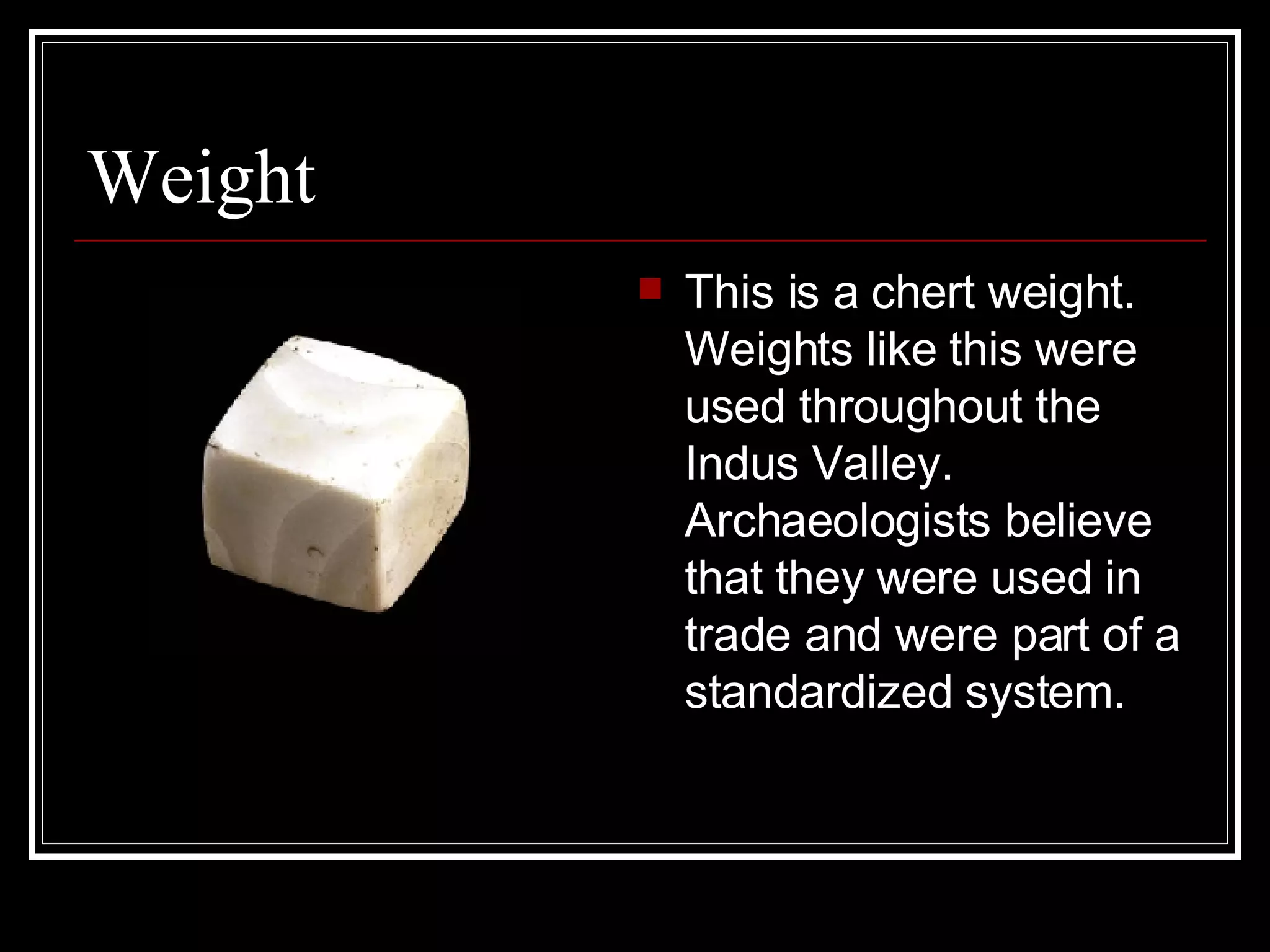 Technology Of Indus Civilization Final Presentation | PPT