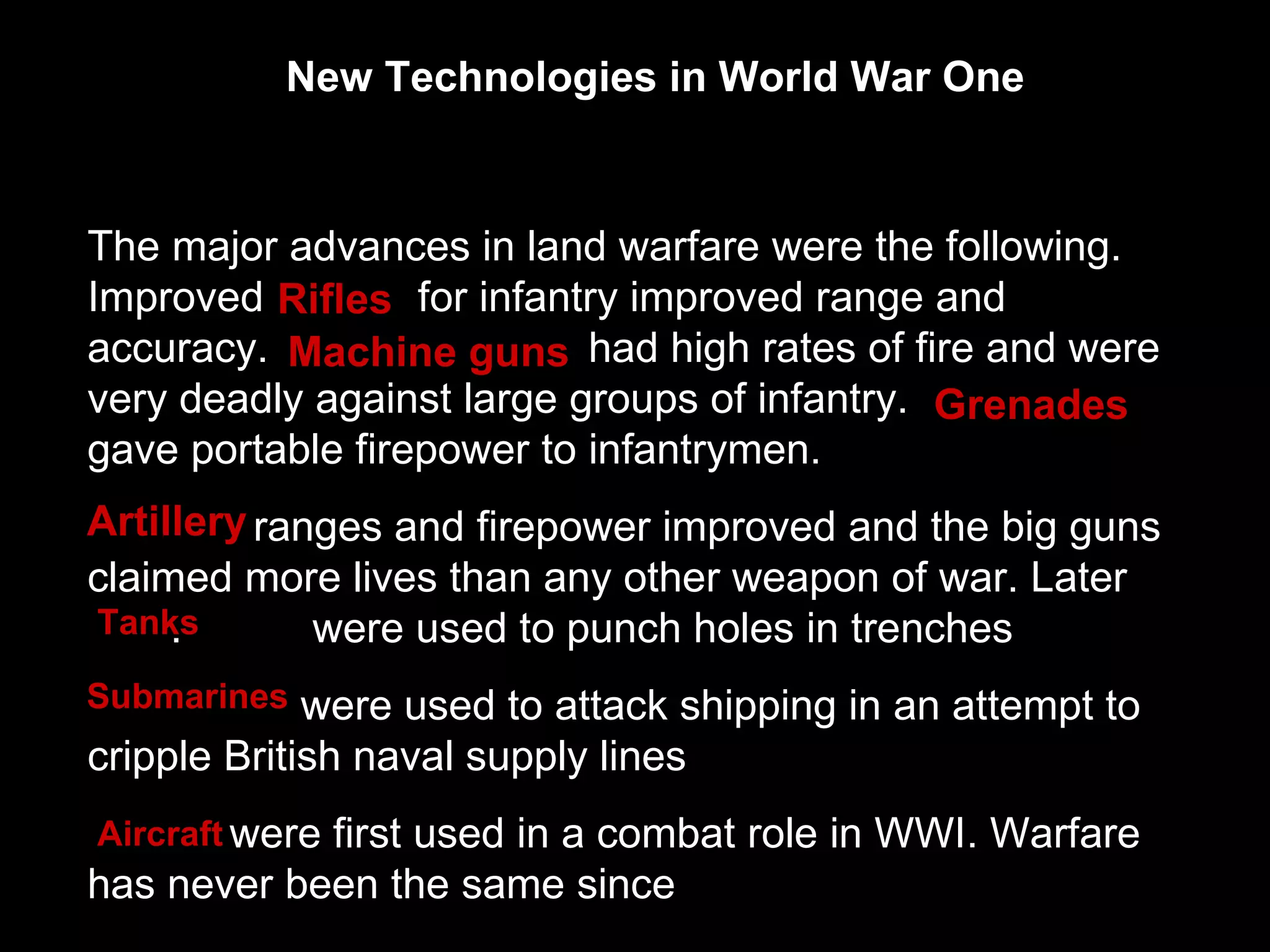 Technology Of War | PPT