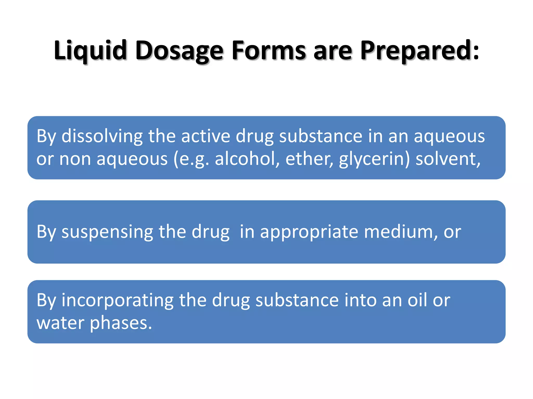 Different Liquid Dosage Forms | PPTX
