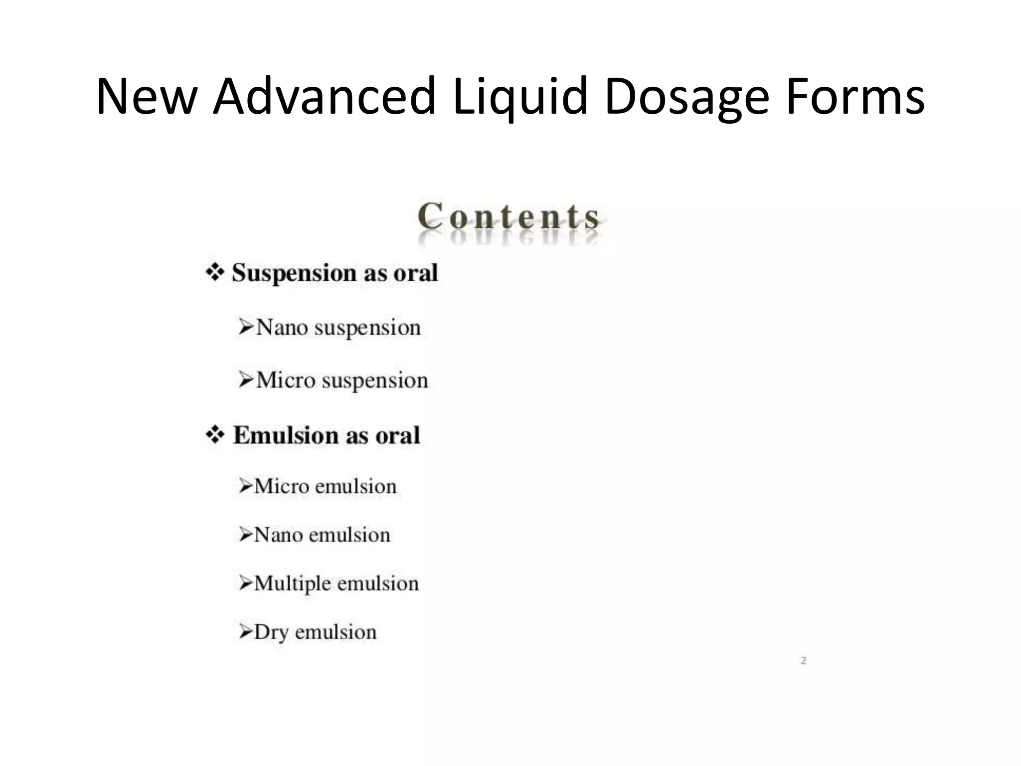 Different Liquid Dosage Forms | PPTX