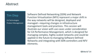 Technology Primer: Software-Defined Networking and Its Impact on ...