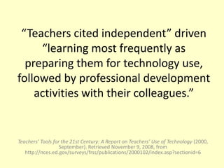 Technology Professional Development Proposal | PPT
