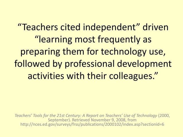 Technology Professional Development Proposal | PPT