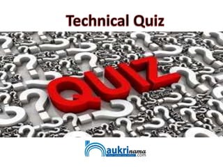 Technology quiz | PPT