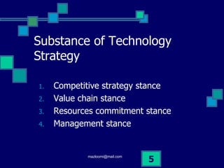 Value Tech Strategy