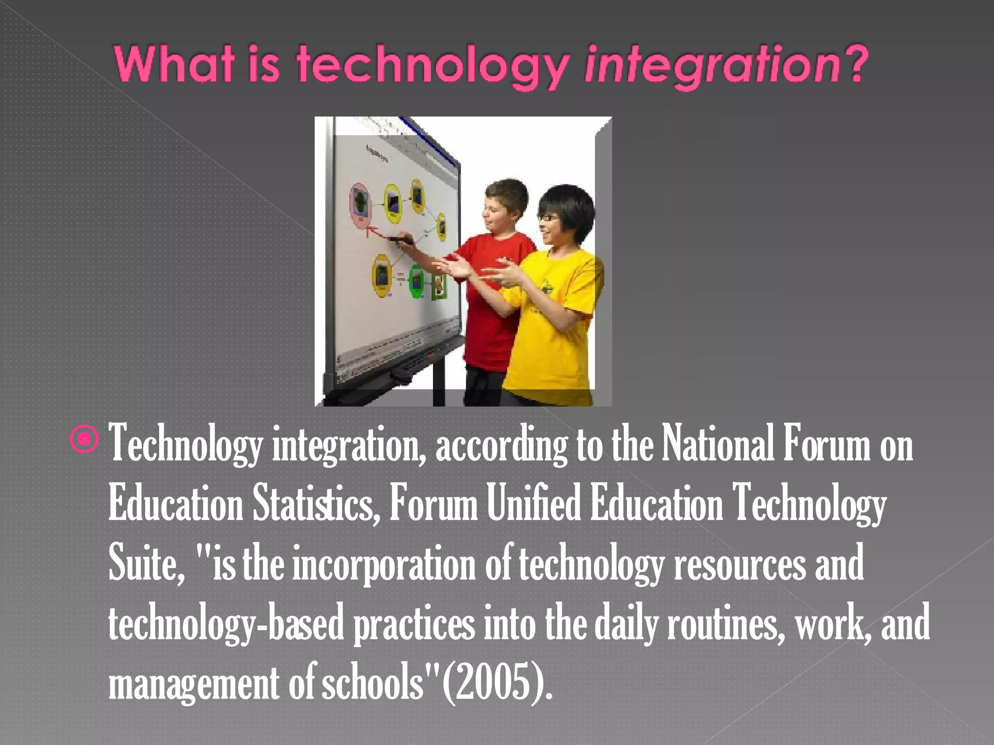 Technology Use vs Technology Integration | PPT