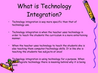 Technology Use Vs. Technology Integration | PPT