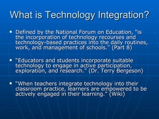 Technology Use Vs Technology Integration Ppt | PPT
