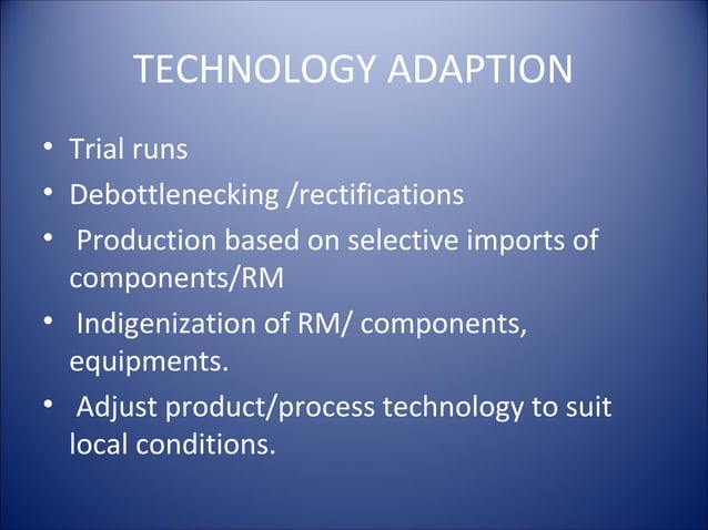 Technology absorption and acquisition | PPT