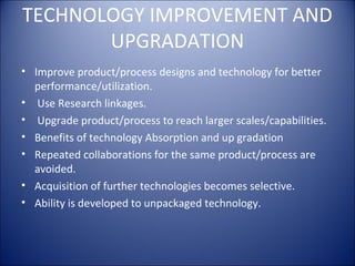 Technology absorption and acquisition | PPT