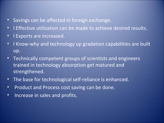 Technology absorption and acquisition | PPT