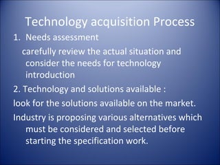 Technology absorption and acquisition | PPT