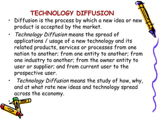 Technology absorption & diffusion | PPT