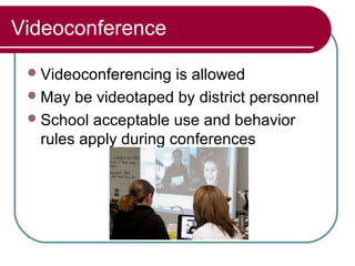 Technology acceptable use policy for students 08202011[1] | PPT