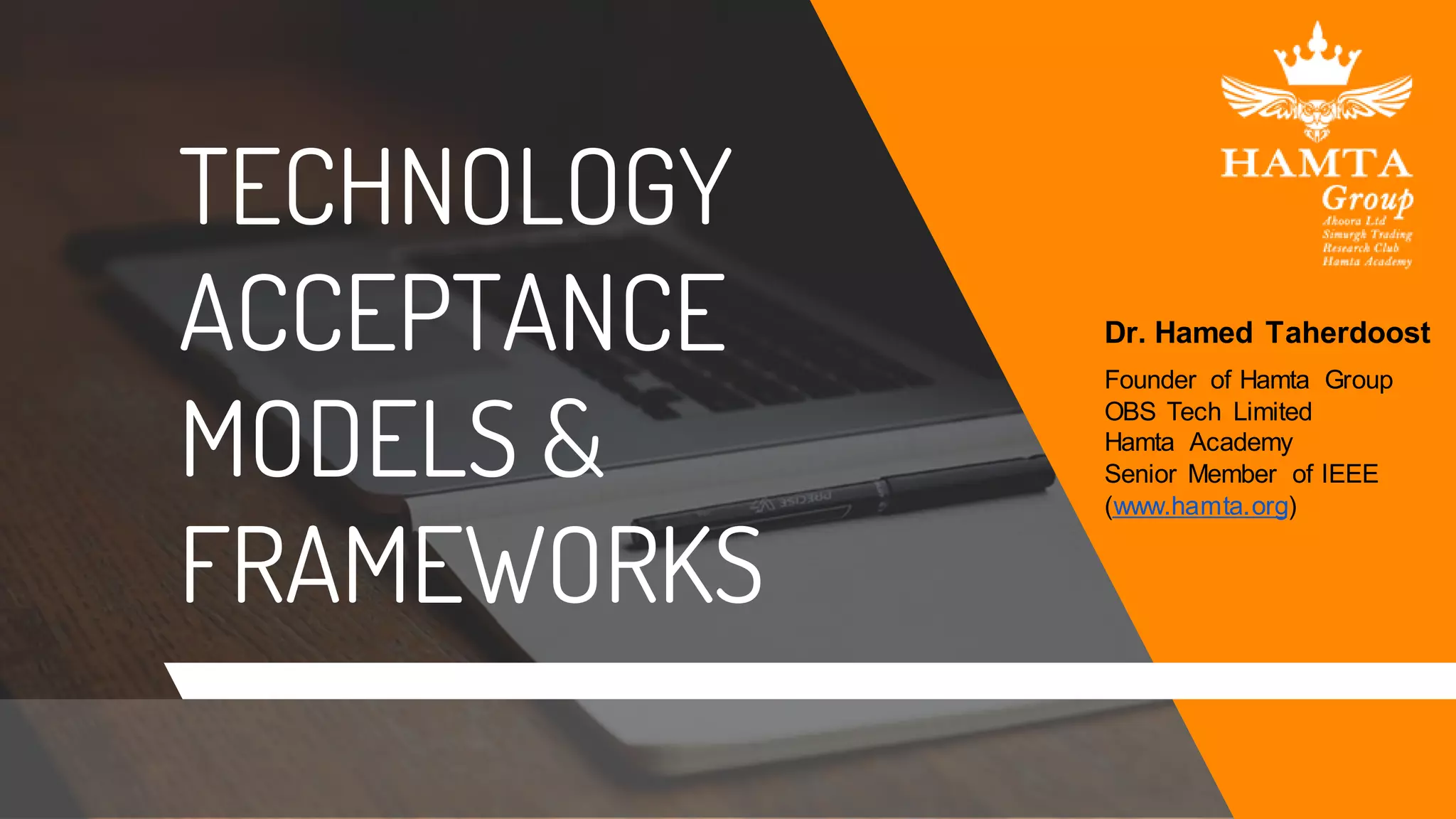 TECHNOLOGY ACCEPTANCE MODELS & FRAMEWORKS | PDF