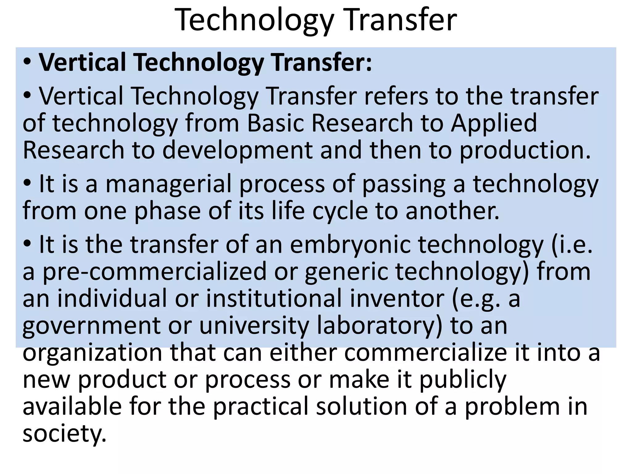 Technology acquisition & absorption | PPTX