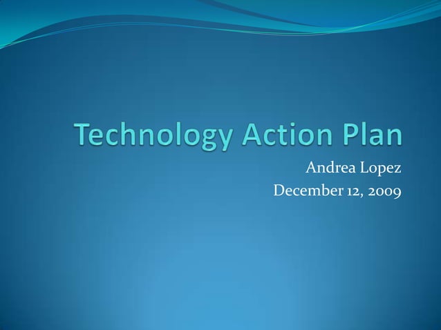 Technology Action Plan | PPTX