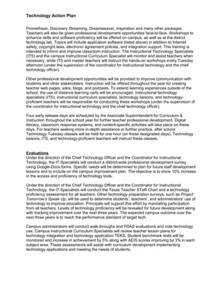 Technology Action Plan | DOC