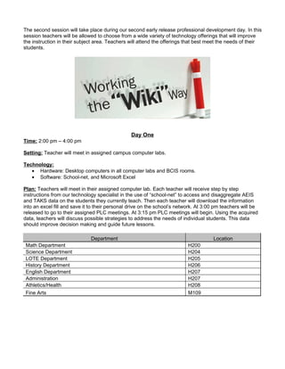 Technology Action Plan | DOC | IT and Internet Support | Internet