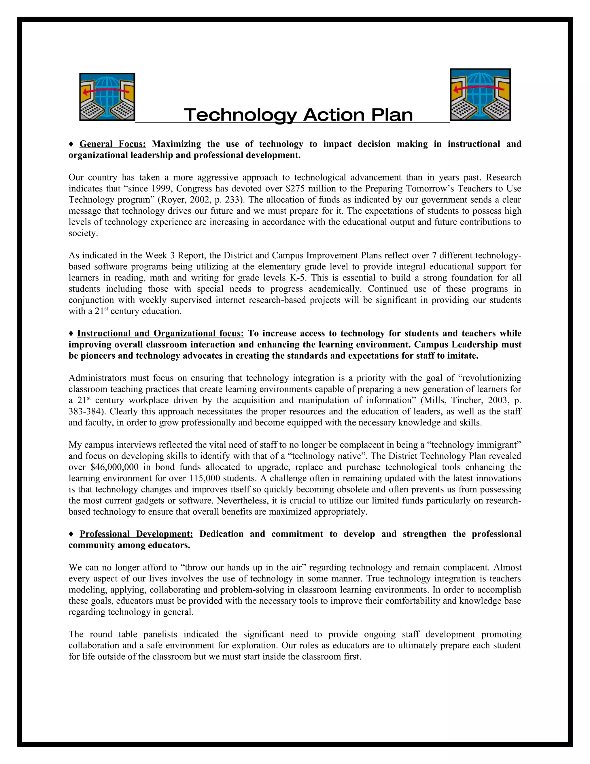 Technology Action Plan | DOC