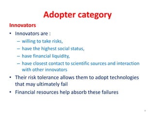 Technology Adoption Life Cycle | PDF
