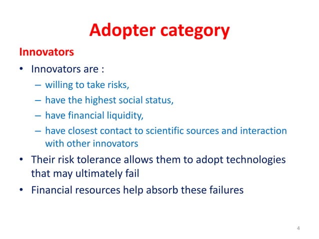 Technology Adoption Life Cycle | PDF