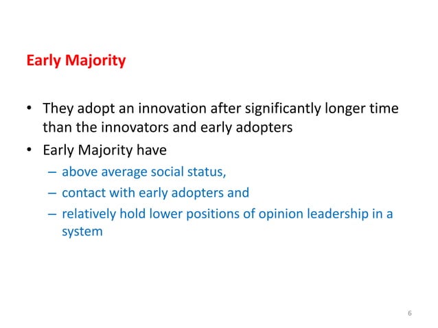Technology Adoption Life Cycle | PDF