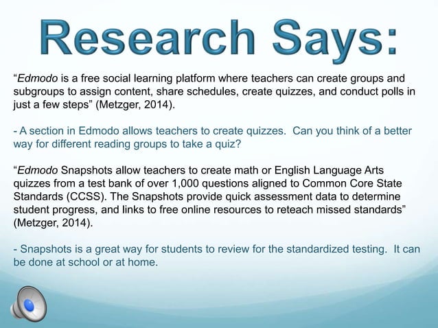 Technology advocate presentation | PPT