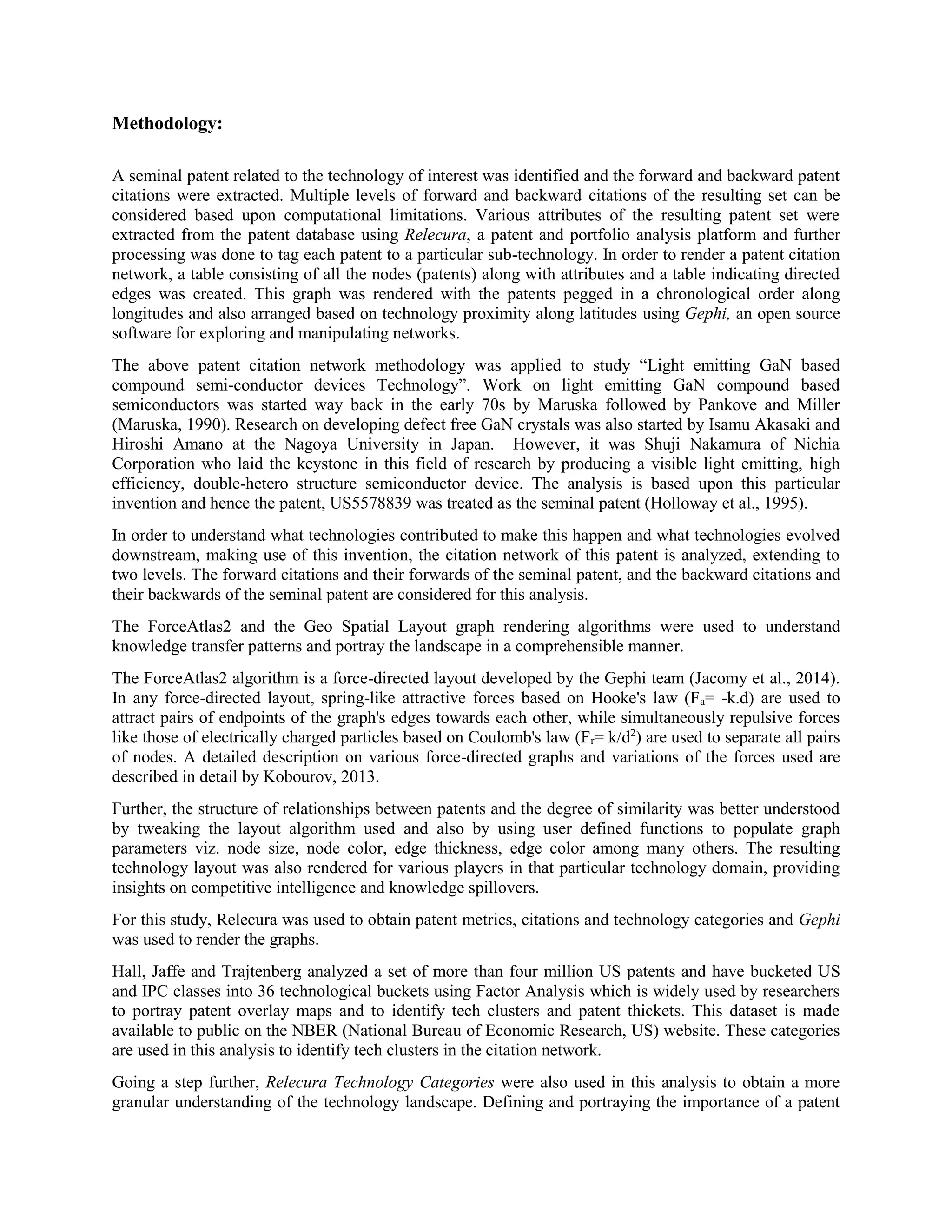 Technology analysis using patent citation network of a seminal patent ...