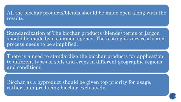 Technology and business models around biochar in India | PPTX ...
