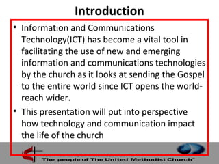 Technology and communication in the church | PPT