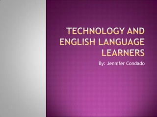 Technology and english language | PPTX