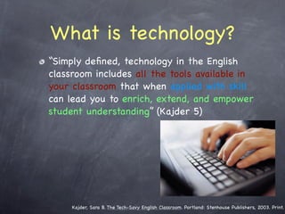 Technology and English presentation | KEY